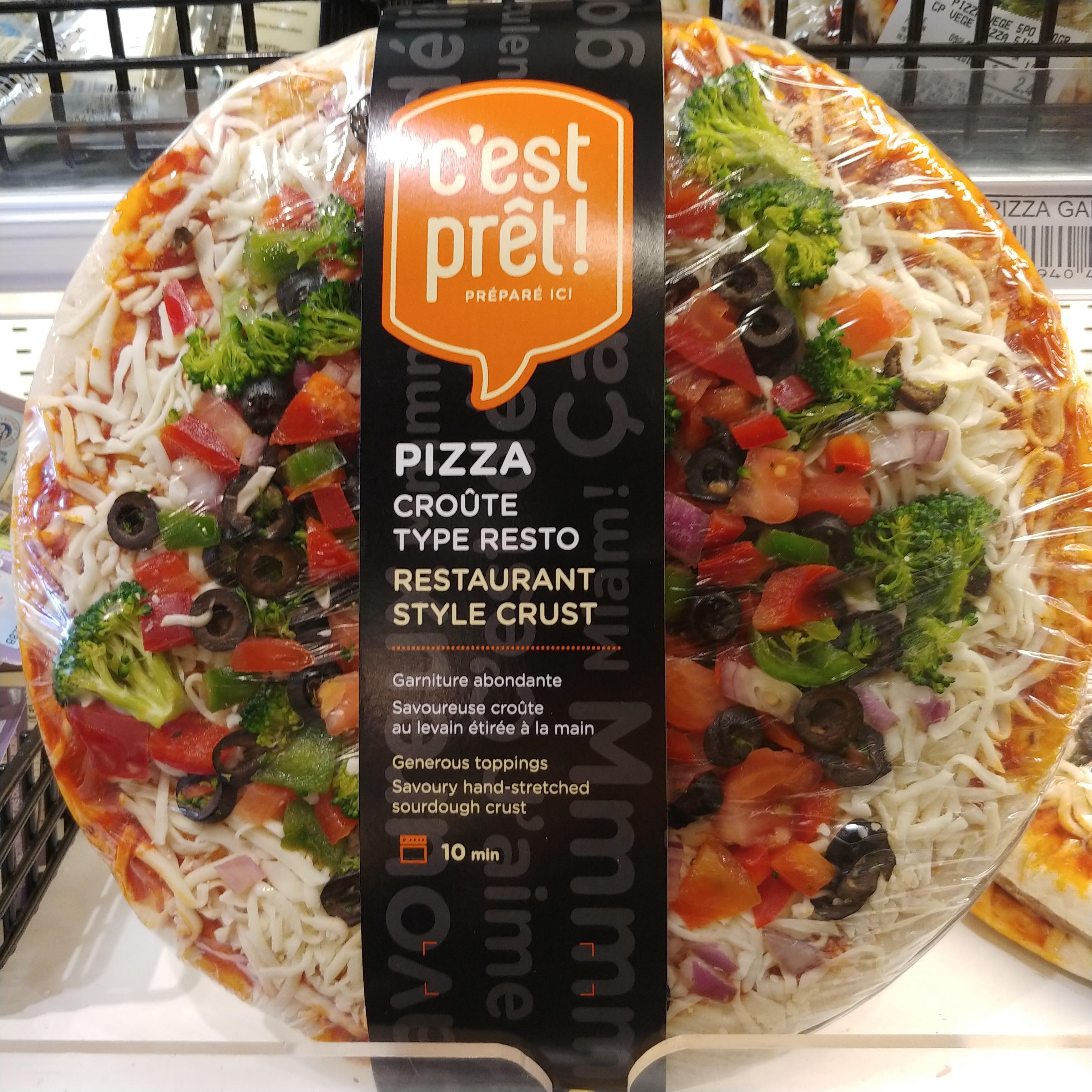 Pizza fraîche 12po • IGA ALIMENTATION Beaubien et Fille